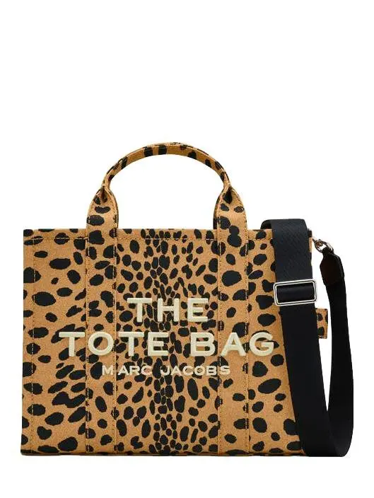Marc Jacobs Medium Cheetah Canvas Tote - Black Multi