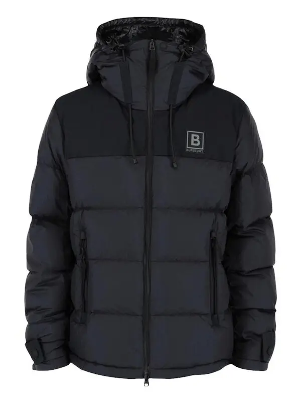 Burberry Quilted Down Short Jacket - Navy Blue