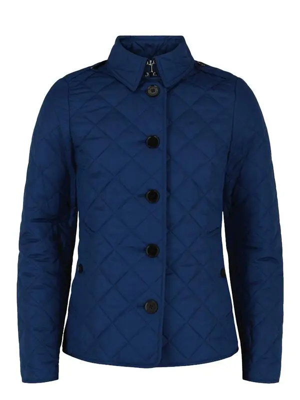 Burberry Quilted Down Jacket - Ink Blue