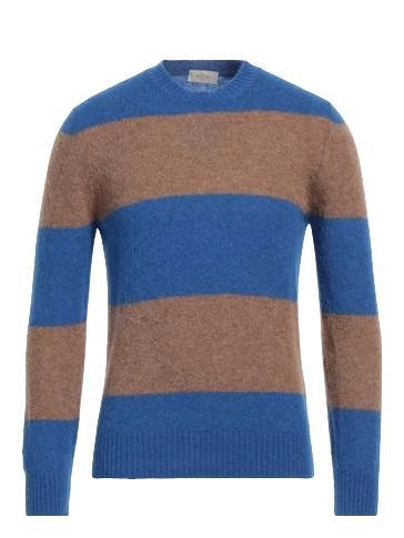 Altea Striped Alpaca Wool Blend Sweater - Blue