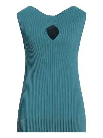 Liviana Conti Knitted Sleeveless Top - Green