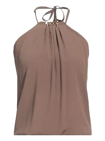BLUGIRL Acetate And Silk Top - Brown