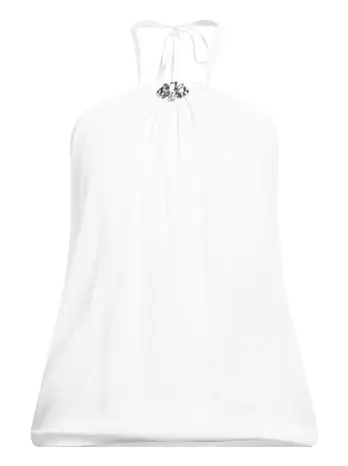 BLUGIRL Acetate And Silk Top - White