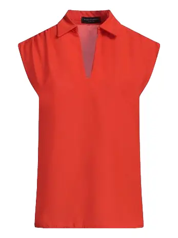 ANGELA MELE MILANO Crepe Top - Red