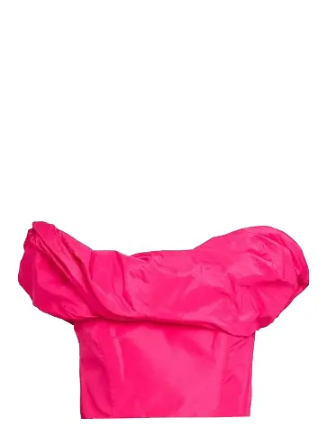 Pinko Taffeta Crop Top - Pink