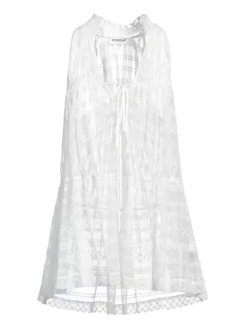 DONDUP Embroidered Tulle Top - White