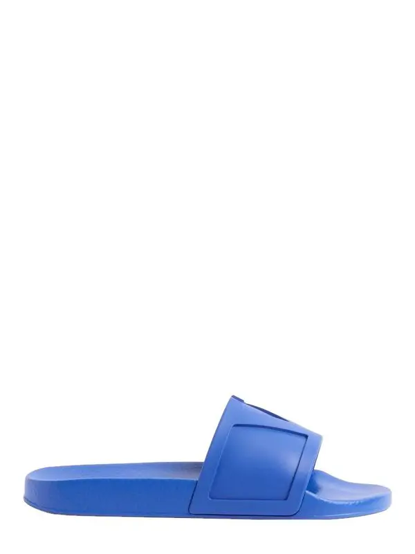 Valentino Garavani Coolside Rubber Slides - Acid Bluette