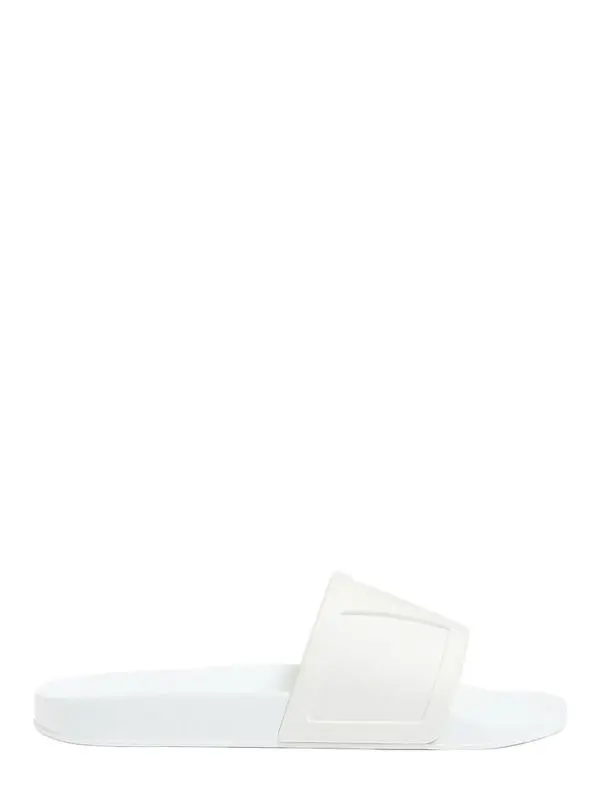 Valentino Garavani Coolside Rubber Slides - White