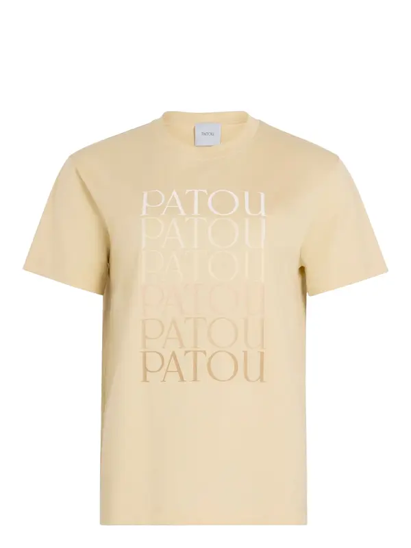 Patou Logo-print T-shirt - Yellow