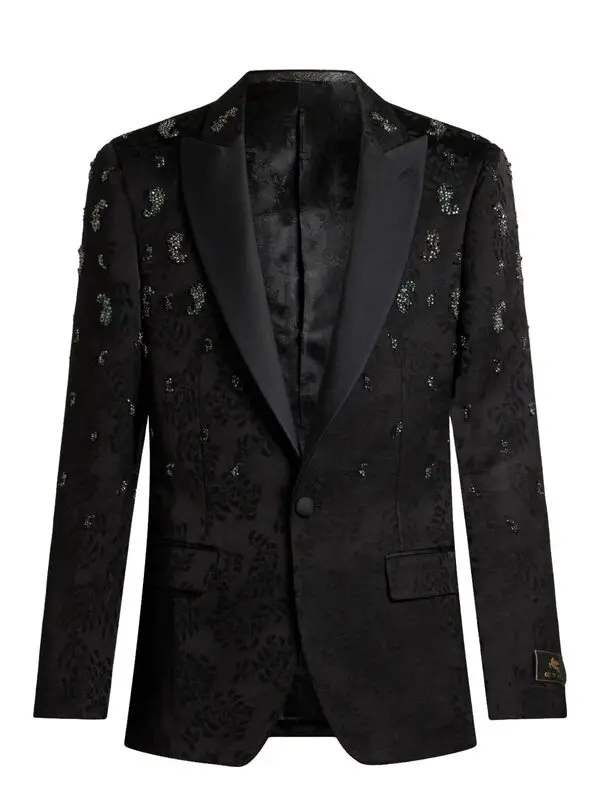 Etro Single-breasted Blazer - Black