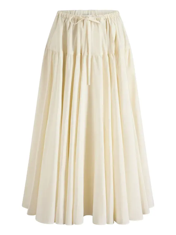 Patou Faille Maxi Skirt - Neutrals