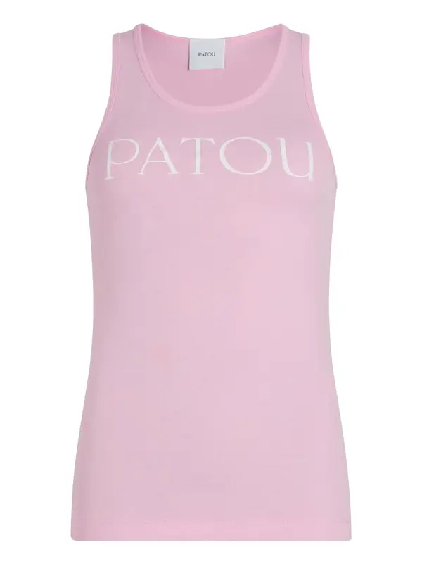 Patou Logo-print Tank Top - Pink