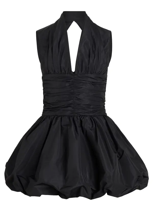 Patou Open-back Mini Dress - Black