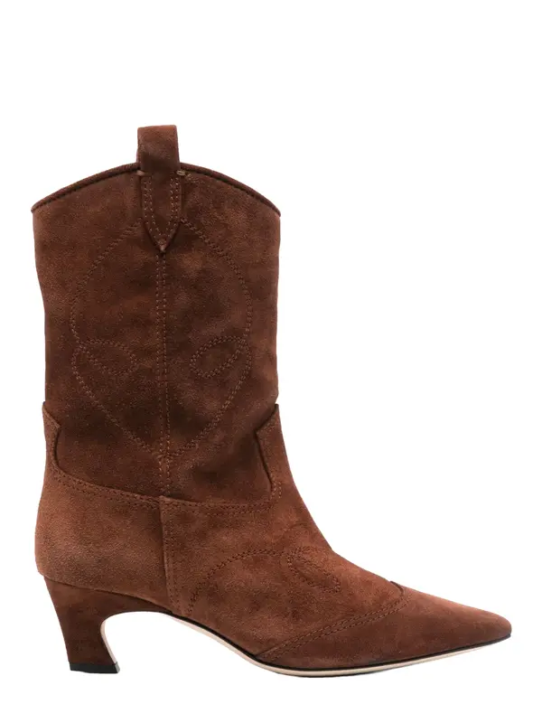 Ermanno Scervino 50mm Cowboy Boots - Brown