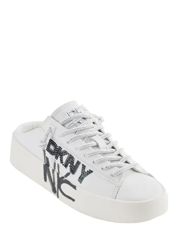 Dkny Garren Graffiti Sneakers - White