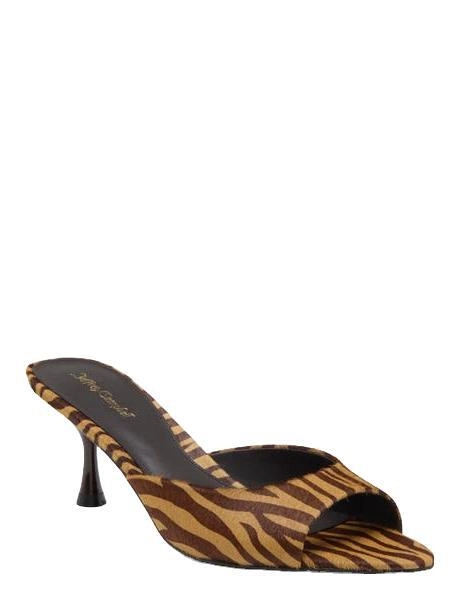 Jeffrey Campbell Slide Sandal - Beige Zebra