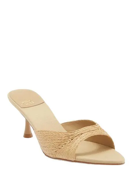Jeffrey Campbell Slide Sandal - Natural Raffia
