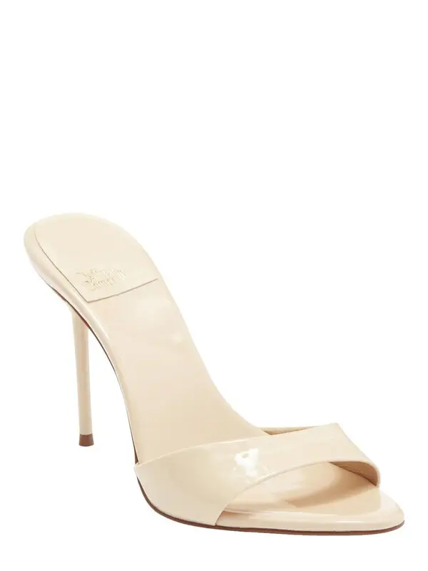 Jeffrey Campbell Ce-soire Slide Sandal - Beige Patent