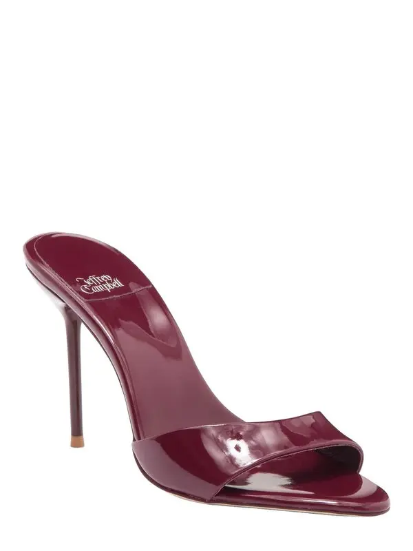 Jeffrey Campbell Ce-soire Slide Sandal - Berry Patent
