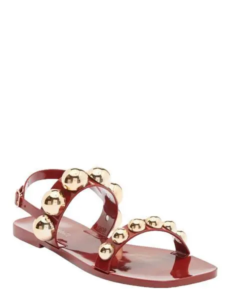 Jeffrey Campbell Gum-drop Jelly Sandals - Rust Gold