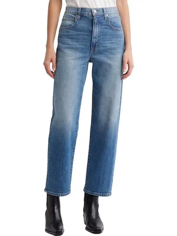 SLVRLAKE London High-waist Ankle Straight-leg Jeans - Nothing To Lose