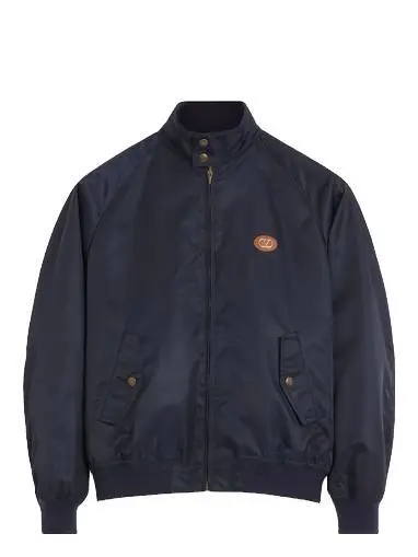Valentino Garavani Nylon Blouson With Vlogo Patch - Black