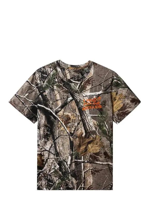 ANTI SOCIAL SOCIAL CLUB X Playboy Read It Tee Shirt - Real Tree