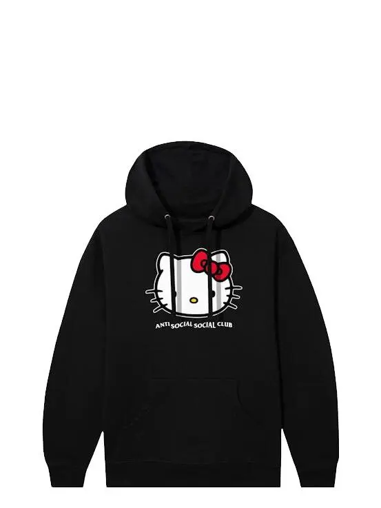ANTI SOCIAL SOCIAL CLUB X Hello Kitty Weird Hoodie - Black