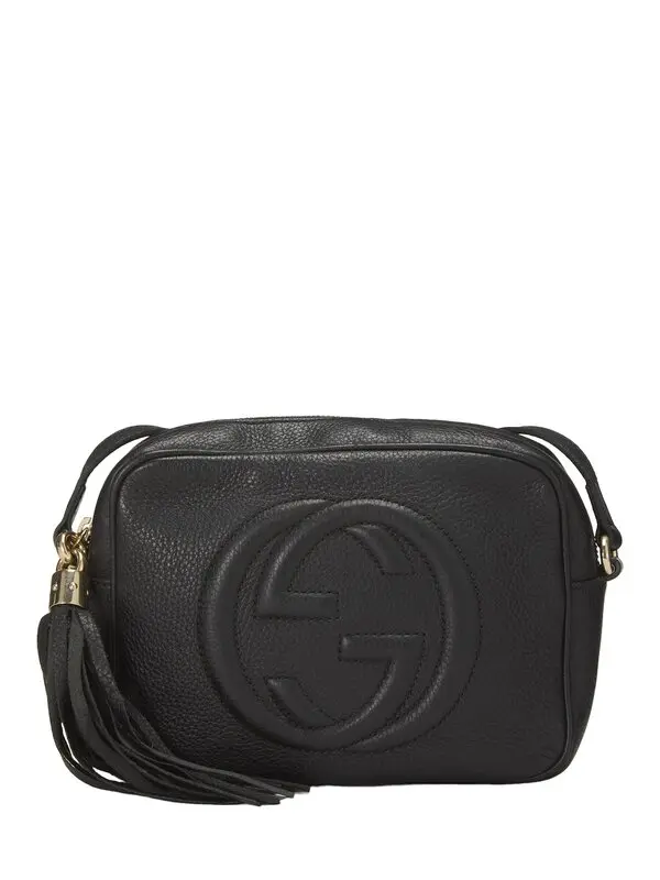 Gucci Leather Soho Disco Bag - Black