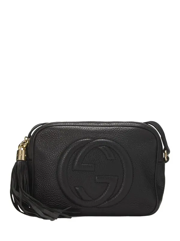 Gucci Leather Soho Disco Bag - Black