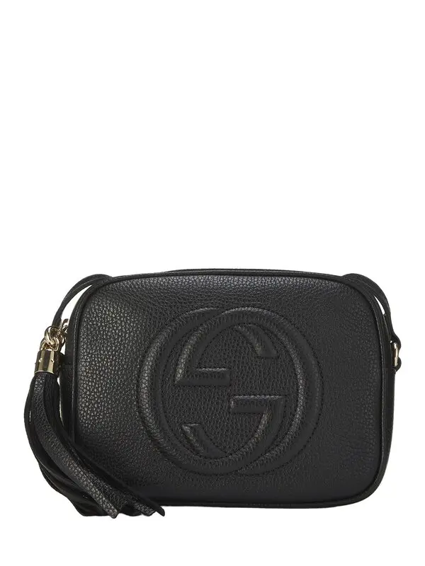 Gucci Leather Soho Disco Bag - Black