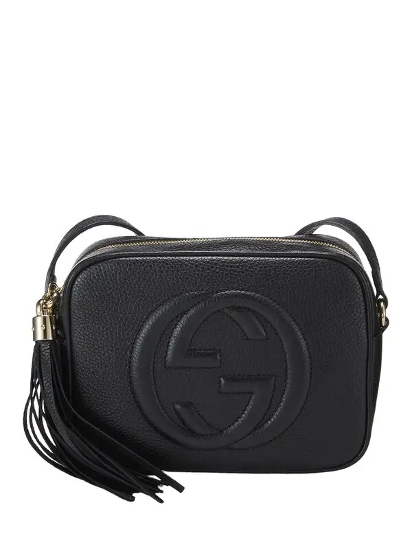 Gucci Leather Soho Disco Bag - Black
