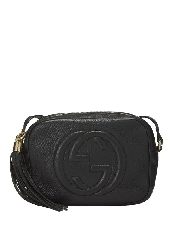 Gucci Leather Soho Disco Bag - Black