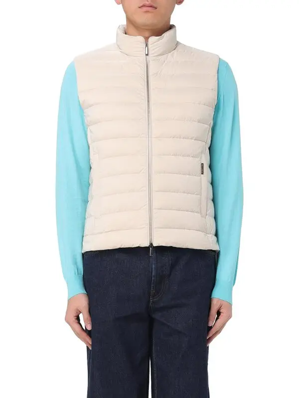 MOORER Padded Waistcoat - Grey