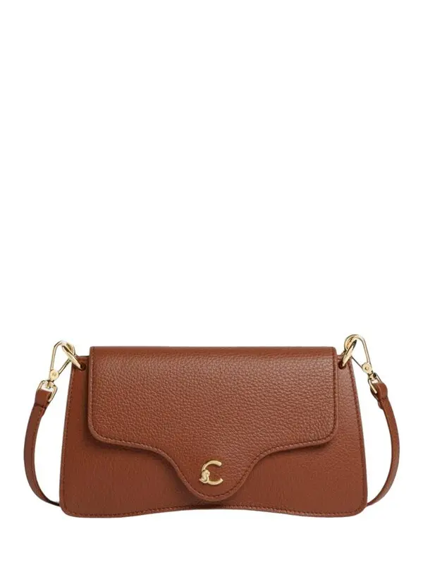 COCCINELLE C-me Grained Leather Bag - Burnt