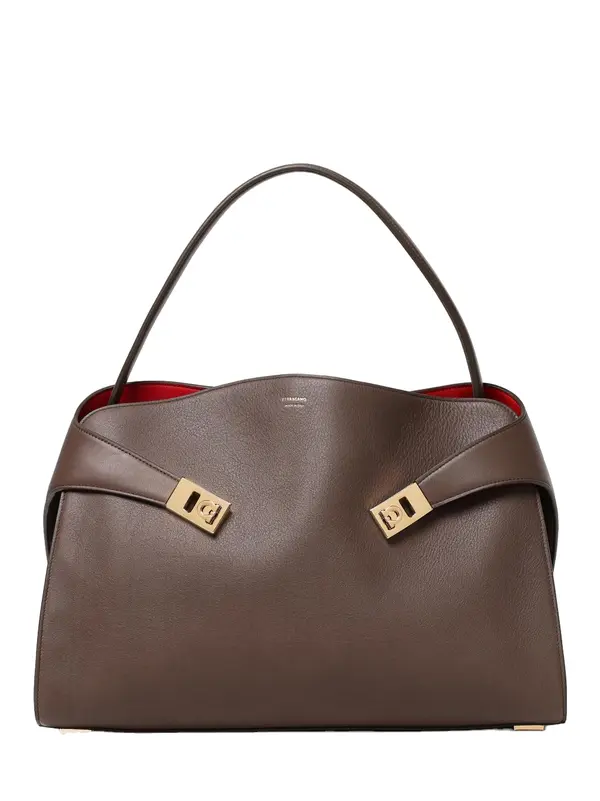 FERRAGAMO Shoulder Bag - Dove Grey