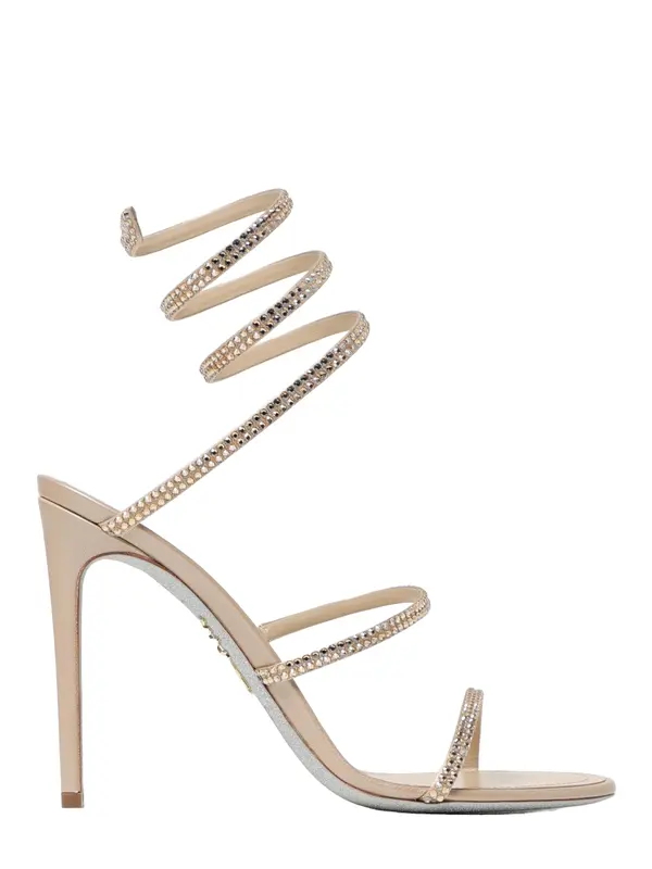 Rene Caovilla Heeled Sandal - Champagne