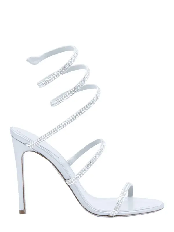 Rene Caovilla Heeled Sandal - Silver