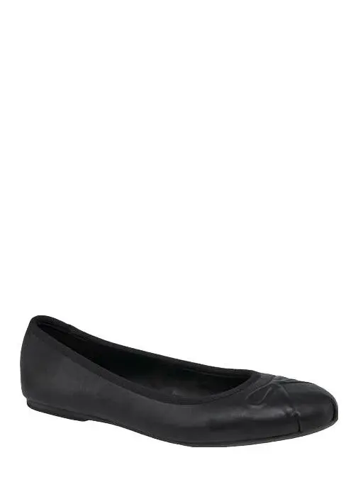 GRACE FOOTWEAR Reggio Ballerina Flat - Black