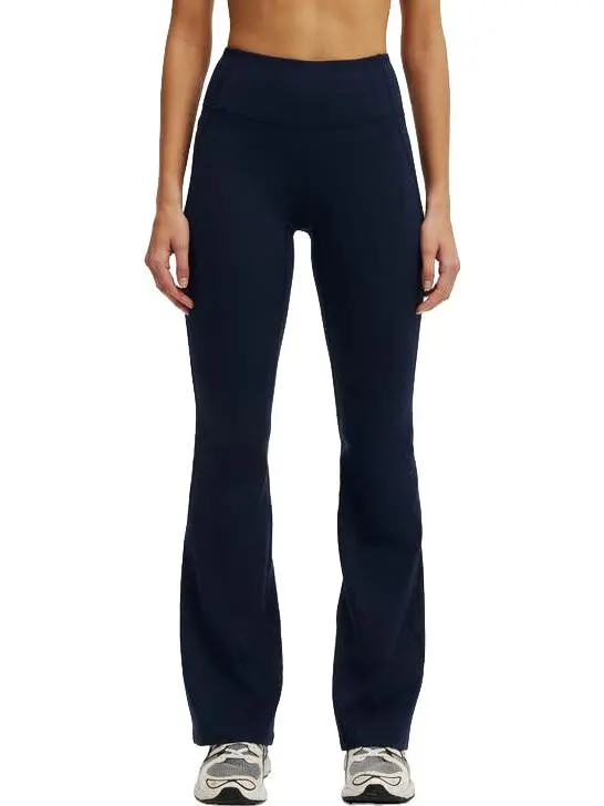 Cotton:on Active Ultra Soft Studio Flare Leggings - Prep Sport Navy