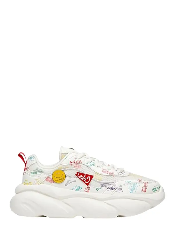 ANTA Coca Cola X Wmns Life Series 'meow Cat Paw' Sneaker - White