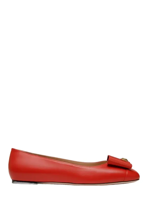 Bally B-bow Ballet Flats - Red