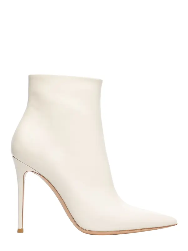 GIANVITO ROSSI 105mm Avril Boots - Neutrals