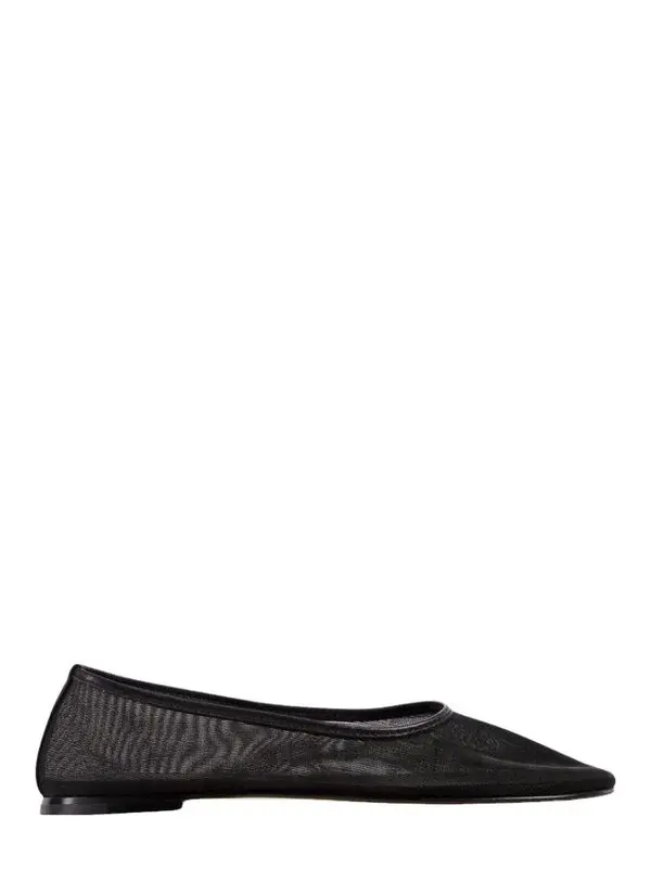 Dear Frances Balla Mesh Ballerina Flats - Black