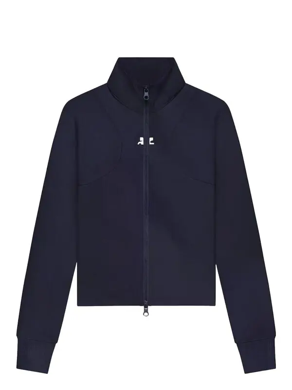 COURREGES Scuba-jersey Jacket - Blue