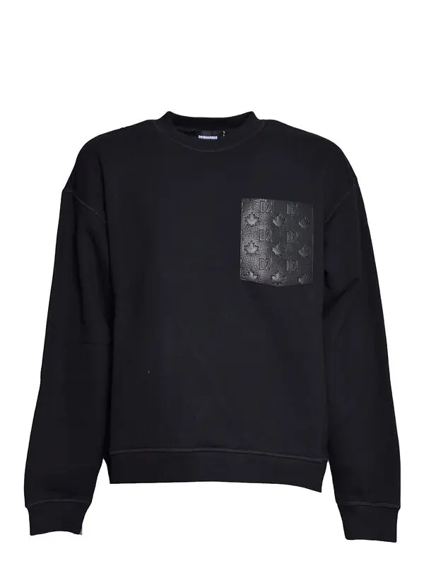 Dsquared2 Knitted Wool Sweater - Nero