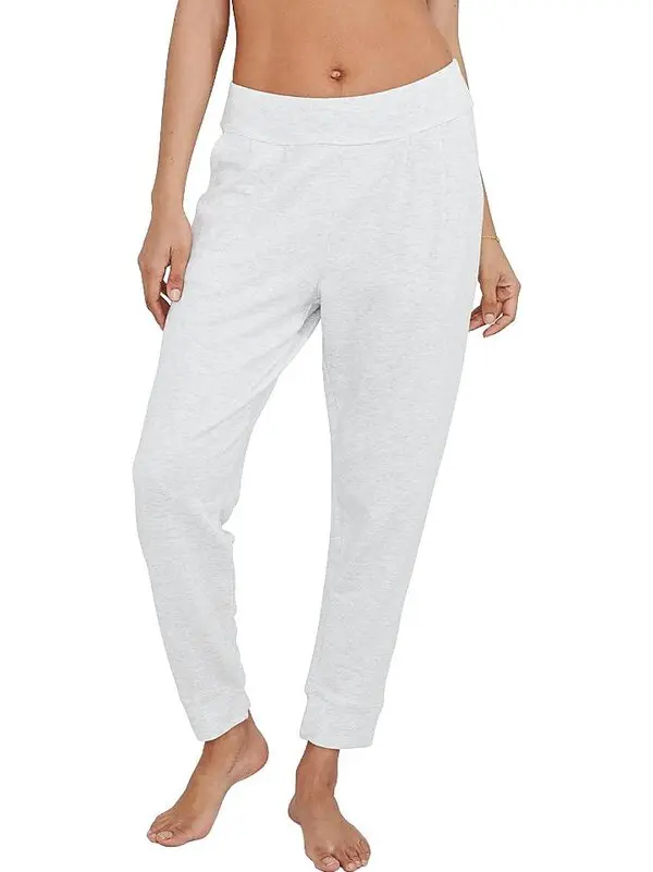 Hatch Collection Maternity Indoor Outdoor Jogger - Oat Melange