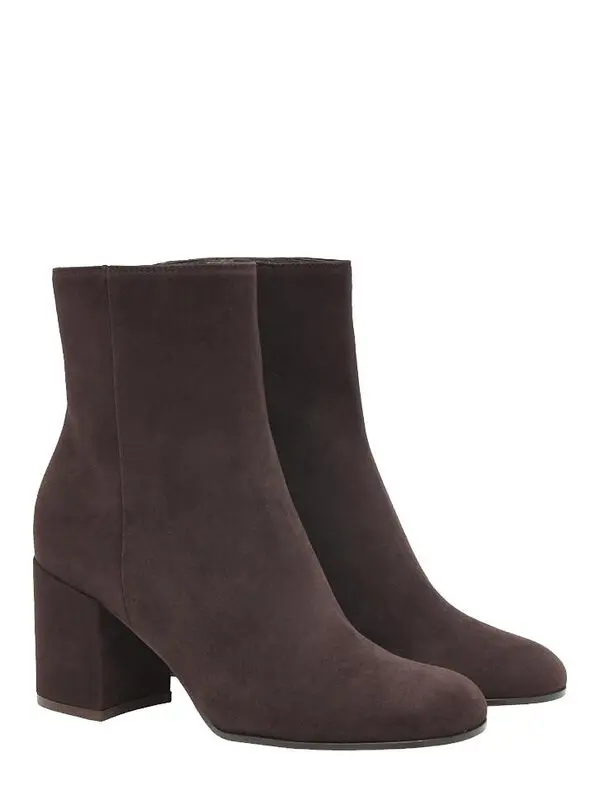 GIANVITO ROSSI Joelle Booties - Brown Suede