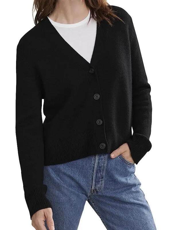 Jenni Kayne Colette Cashmere Cardigan - Black