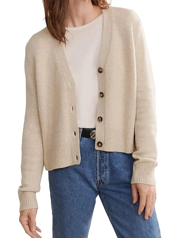 Jenni Kayne Colette Cashmere Cardigan - Oatmeal